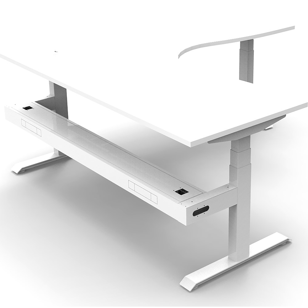 Office Furniture - Rapidline Boost+ Corner Workstation + Tray 1800 ...