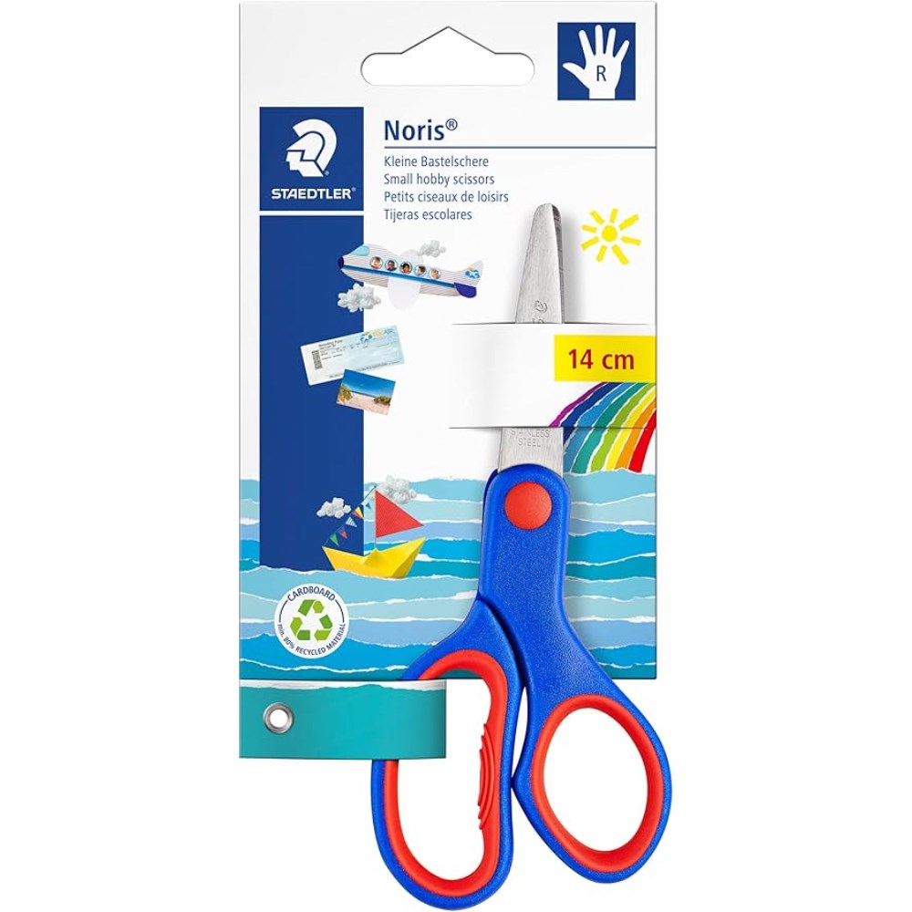 Scissors & Cutters - Staedtler Noris Club Safety Right Handed Scissors ...