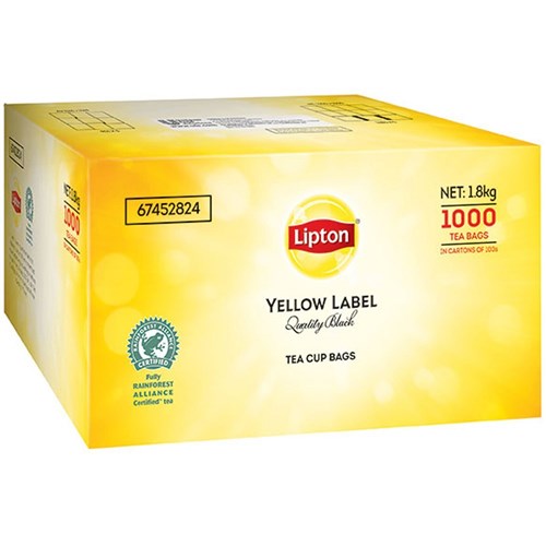 Kitchen - Lipton Yellow Label Tea Bags Pack of 1000 - Callows Office Choice